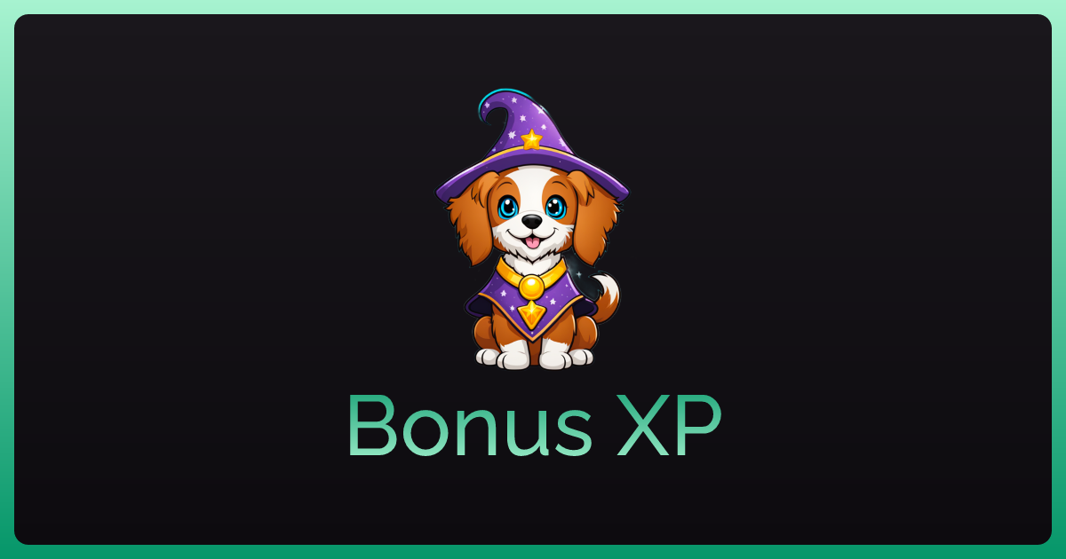 Bonus XP 🧙‍♀️
